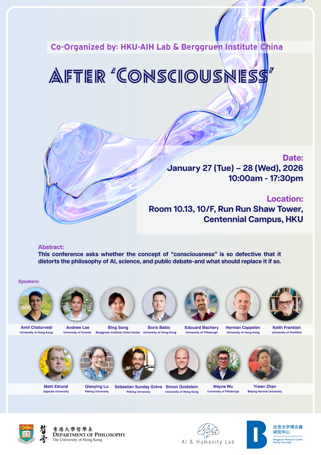 After ‘Consciousness’ Workshop - AI & Humanity Lab